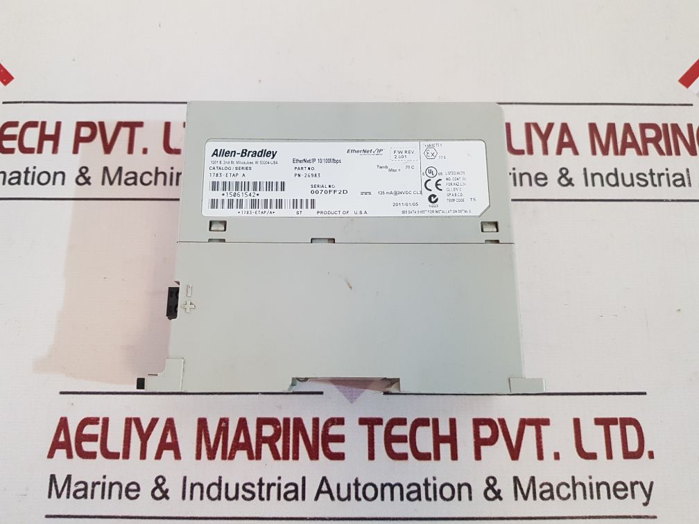 Allen-bradley 1783-etap Ethernet / Ip Tap Pn-26983 – Aeliya Marine Tech
