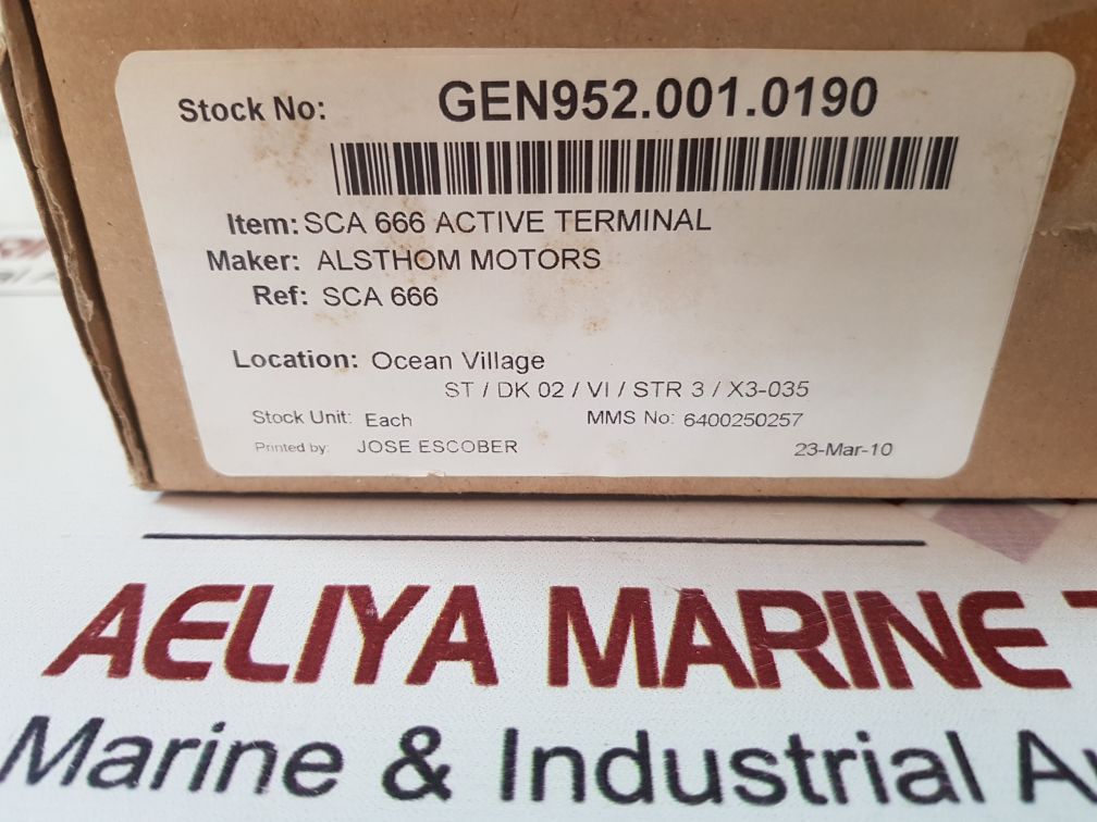 Alspa Sca 666 – Aeliya Marine Tech®