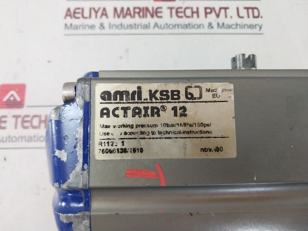 Amri-ksb Actair 12 Pneumatic Operated Actuator – Aeliya Marine Tech
