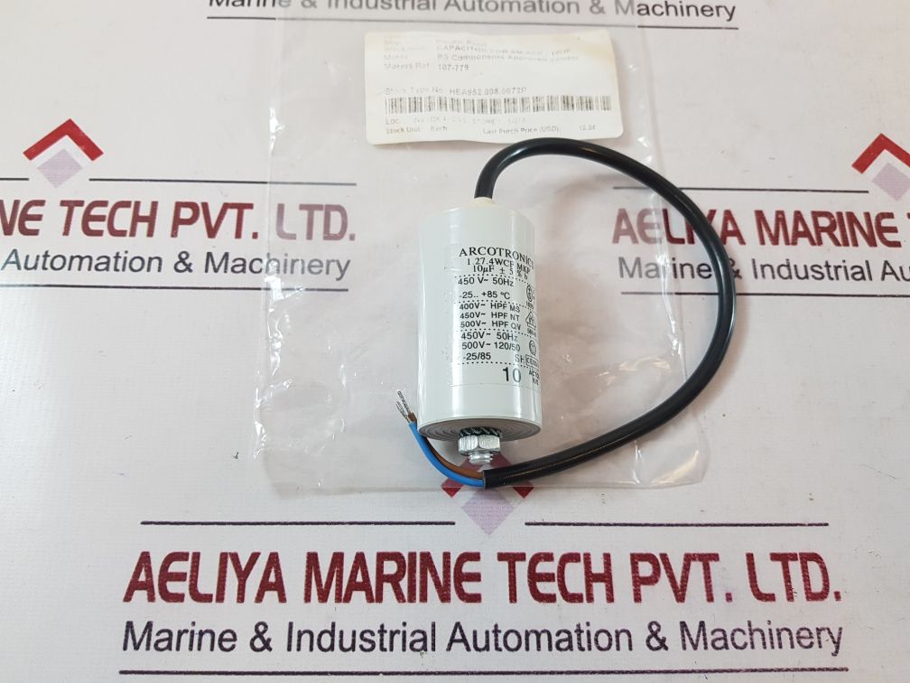 Arcotronics 1.27.4wcf mkp capacitor – Aeliya Marine Tech