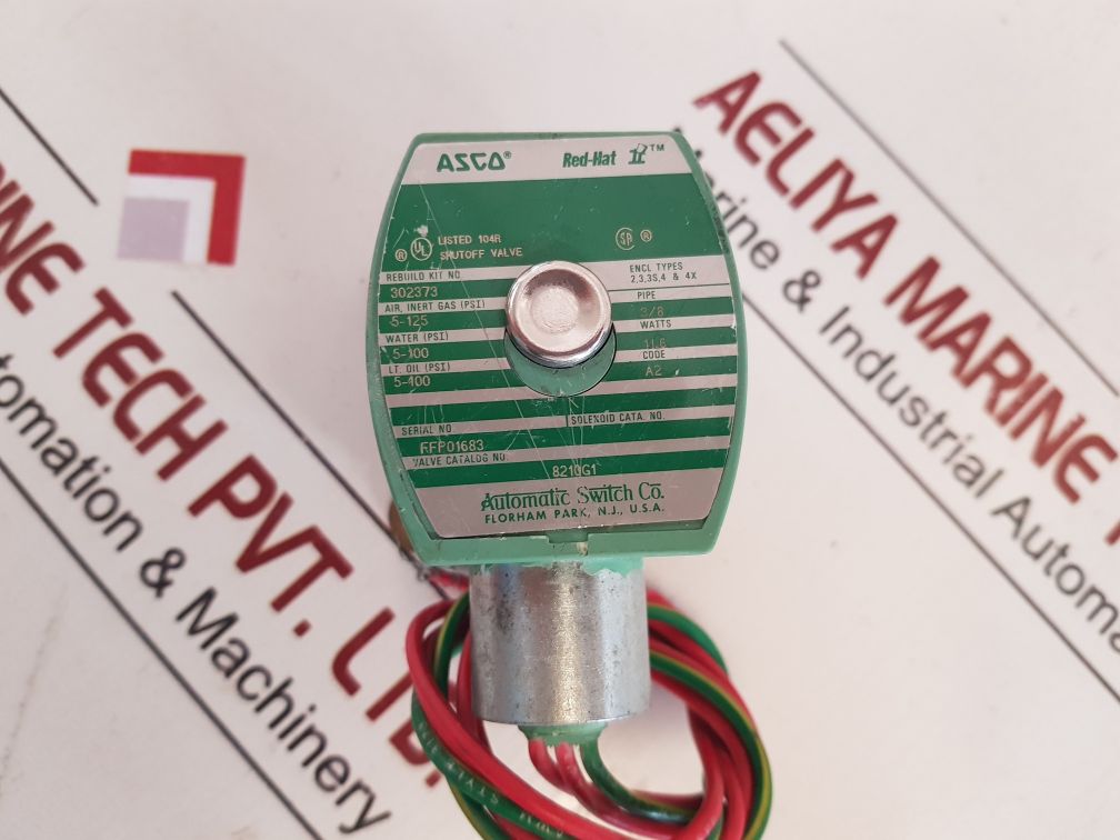 Asco Red-hat 8210G1 Shutoff Valve – Aeliya Marine Tech