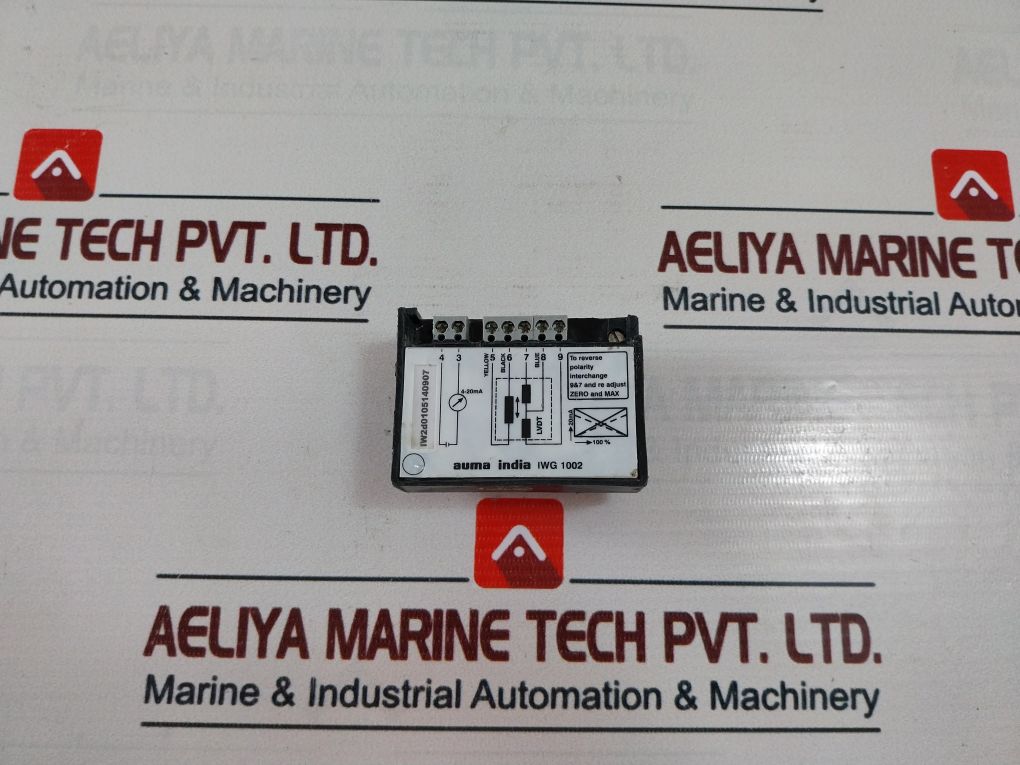 Auma Iwg 1002 Position Transmitter 4-20Ma – Aeliya Marine Tech