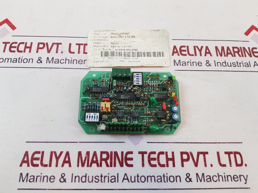 Auma Pcb K801 4-12 Ma – Aeliya Marine Tech®