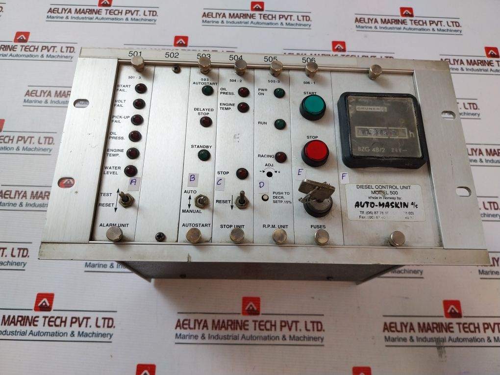 Auto-maskin Model 500 Diesel Control Unit 24V Dc – Aeliya Marine Tech