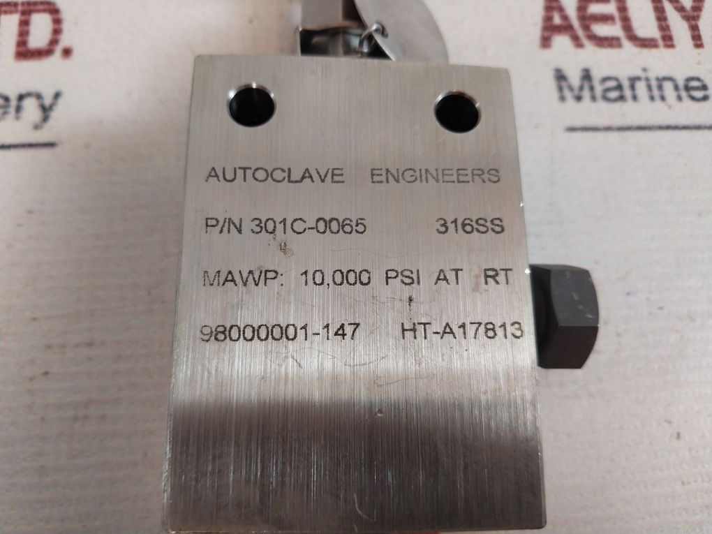 Autoclave 301C-0065 Ball Valve 10,000 Psi – Aeliya Marine Tech