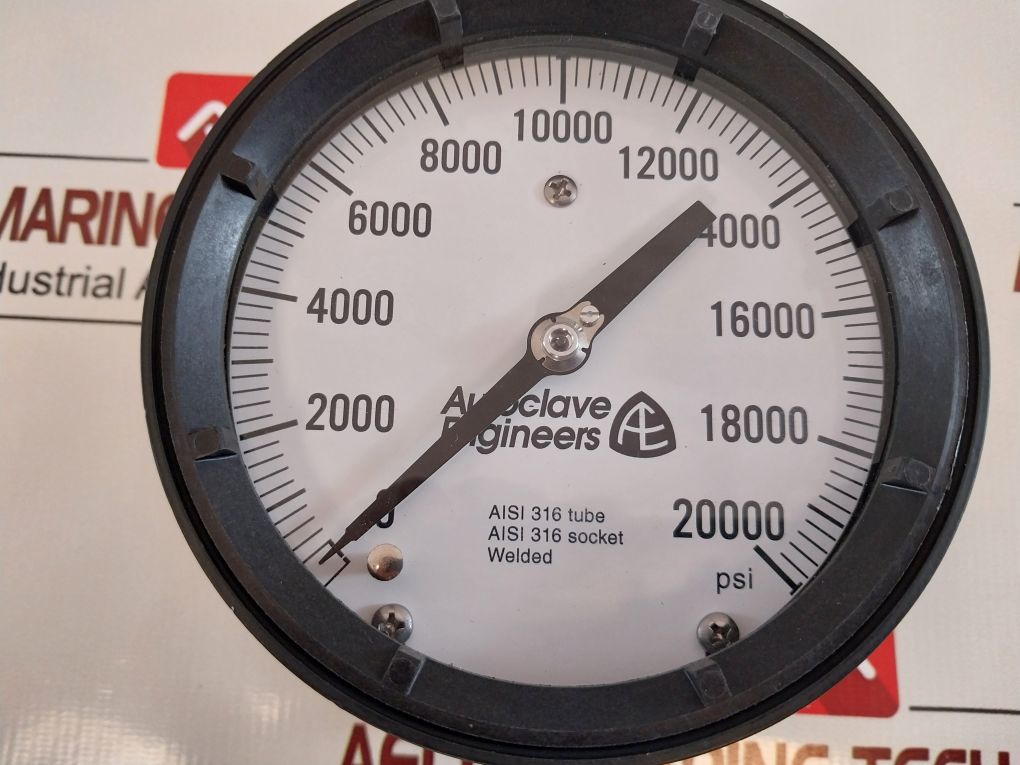 Autoclave Engineers Pressure Gauge 0-20000 Psi – Aeliya Marine Tech