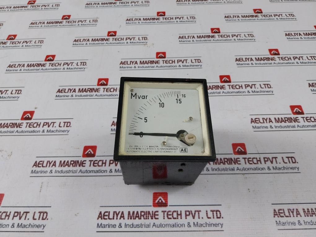 Automatic Electric 0-15/16 Mvar Meter 1A 110V – Aeliya Marine Tech