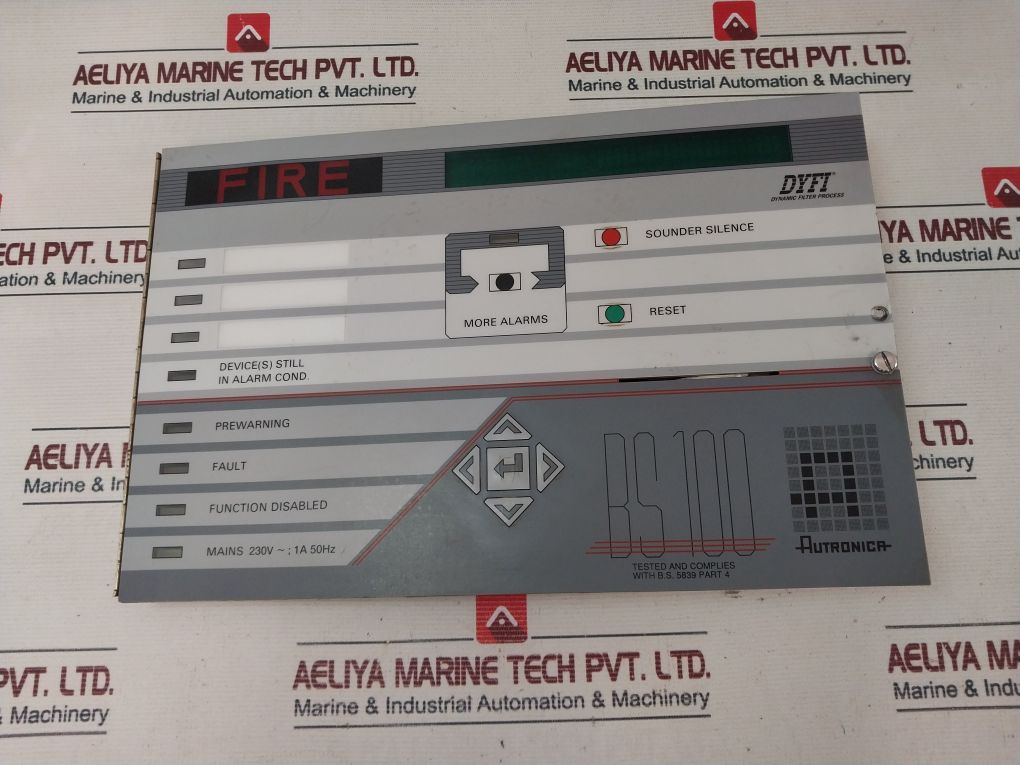 Autronica Bs 100 Fire Alarm Control Panel 230V~ 1A 50Hz – Aeliya Marine ...