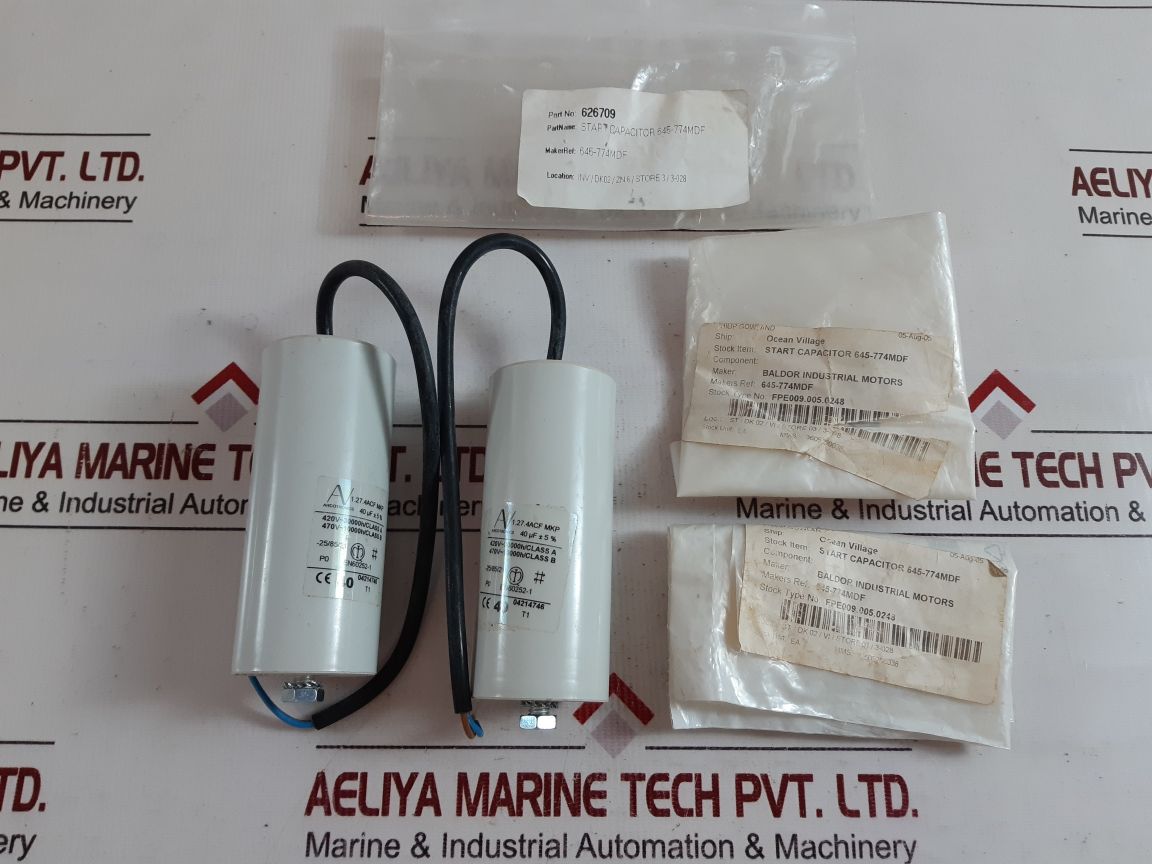 Av Arcotronics 1.27.4Acf Mkp Capacitor 645-774Mdf – Aeliya Marine Tech