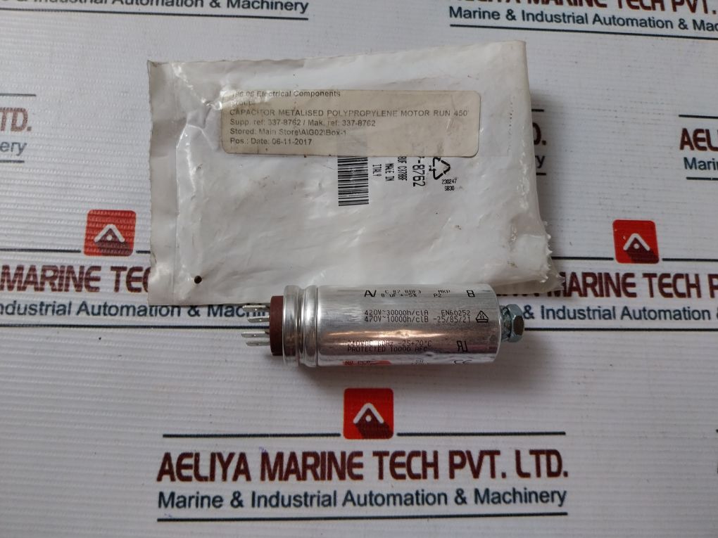 Av Arcotronics C.87.8Bf3 Mkp Capacitor 240Vac 60Hz -25 +70°C – Aeliya ...