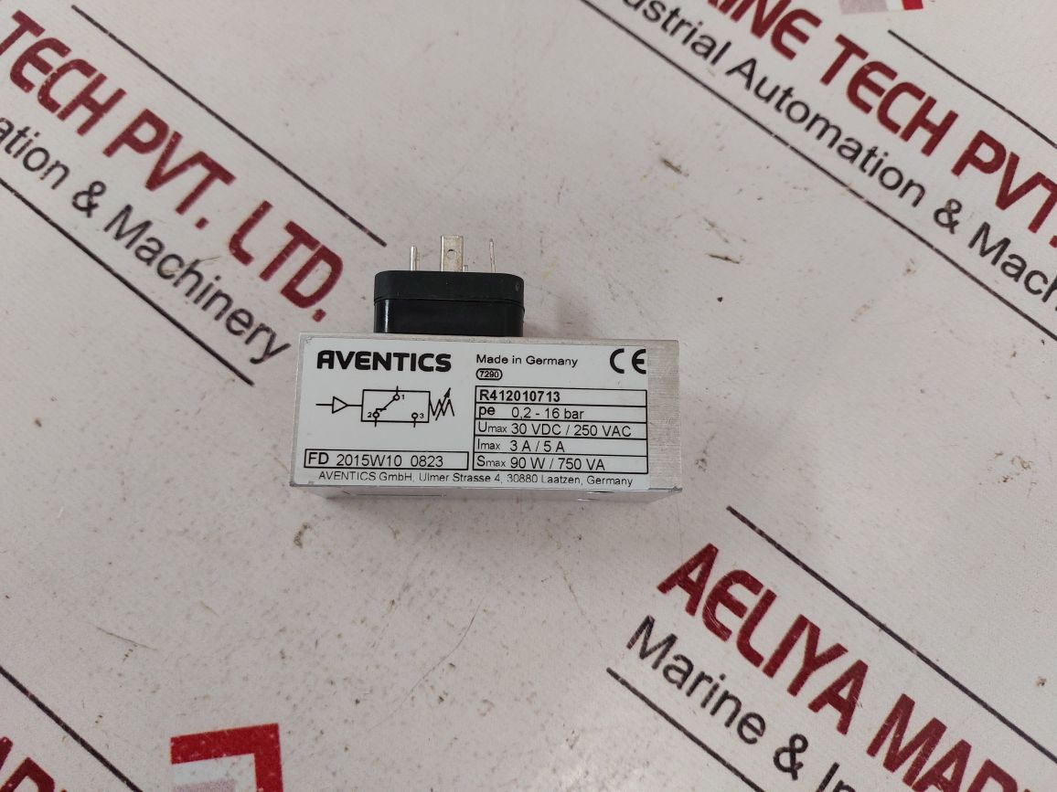 Aventics R412010713 Electromechanical Pressure Switch – Aeliya Marine Tech