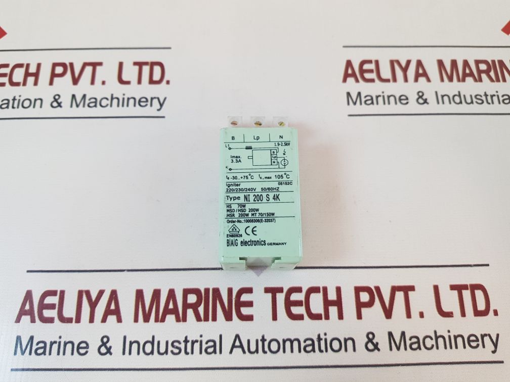 Bag Electronics Ni 200 S 4K Ignitor – Aeliya Marine Tech