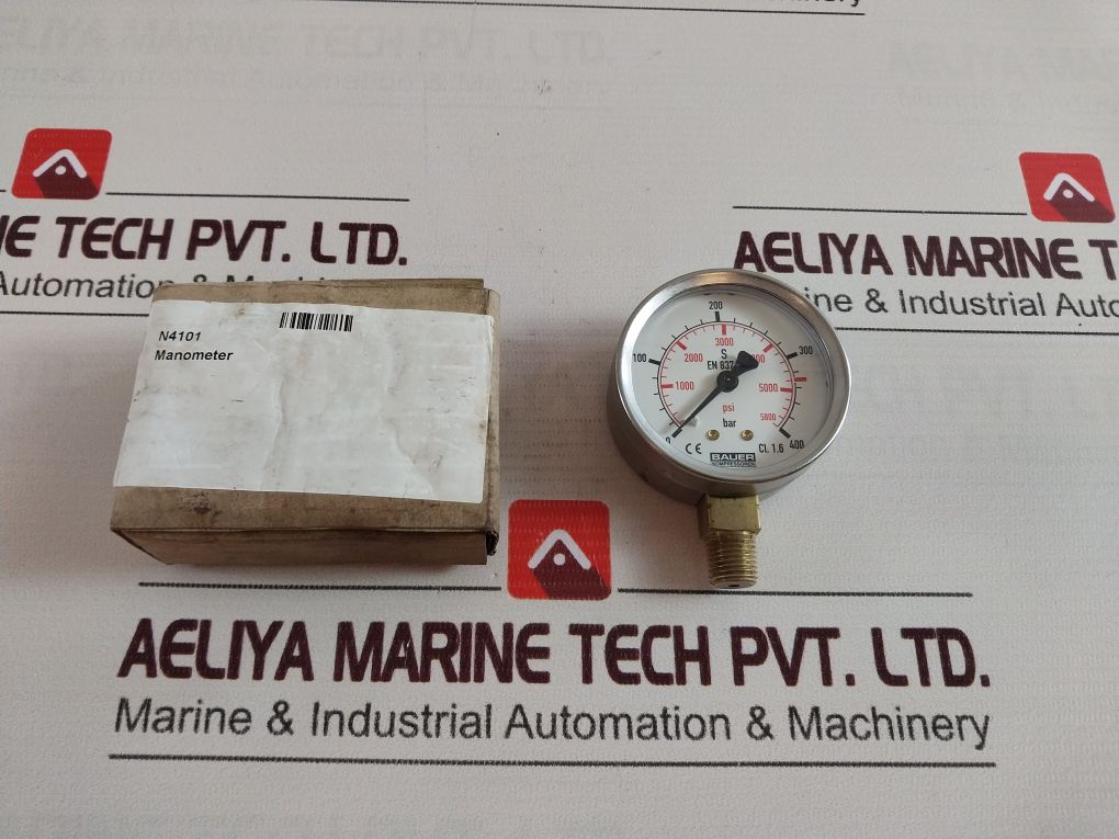 Bauer En837 Manometer/Pressure Gauge – Aeliya Marine Tech