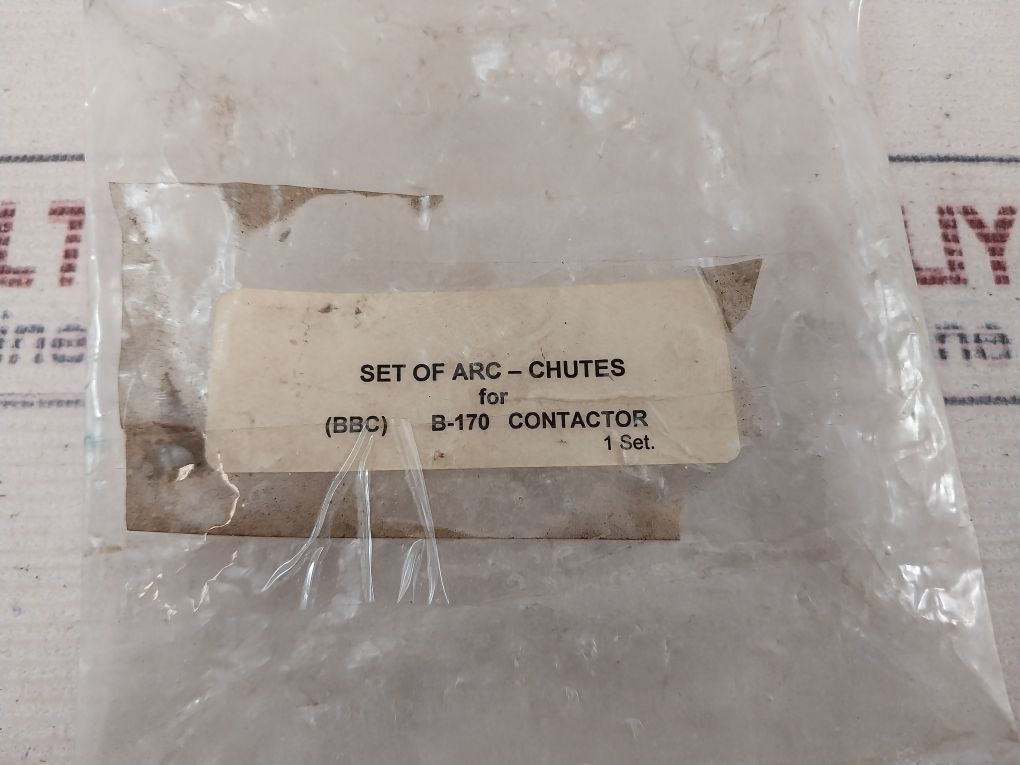 Bbc Arc-chutes Set For B-170 Contactor – Aeliya Marine Tech