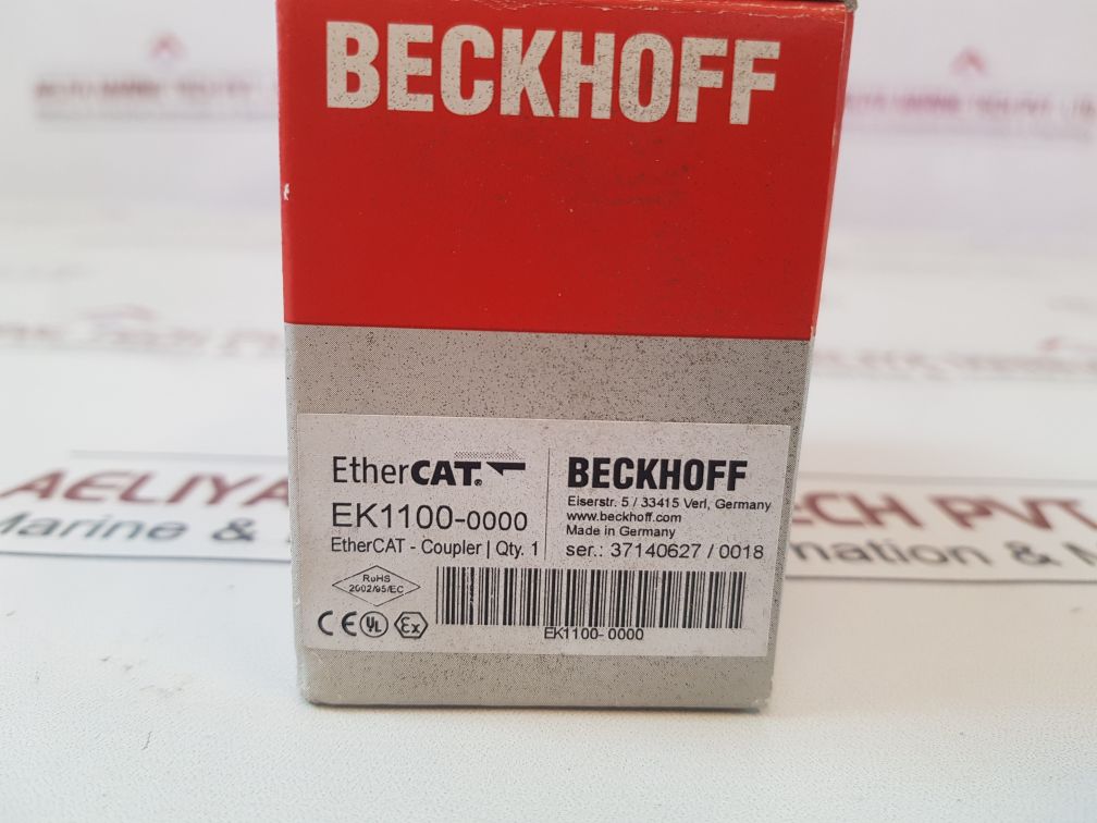 Beckhoff Ek1100 Ethercat Coupler – Aeliya Marine Tech