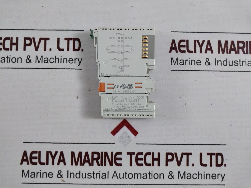 Beckhoff Kl3102 2 X Analog Input, Differential Module – Aeliya Marine Tech®