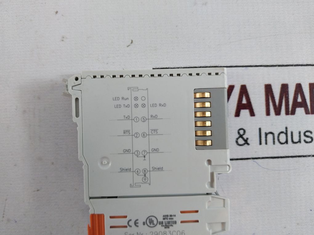 Beckhoff Kl6001 Serial Interface Module – Aeliya Marine Tech