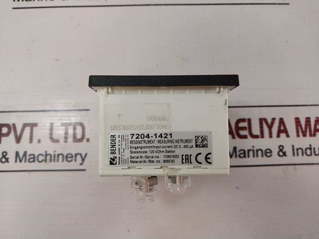 Bender 7204-1421 Pressure Gauge Meter B986763 – Aeliya Marine Tech