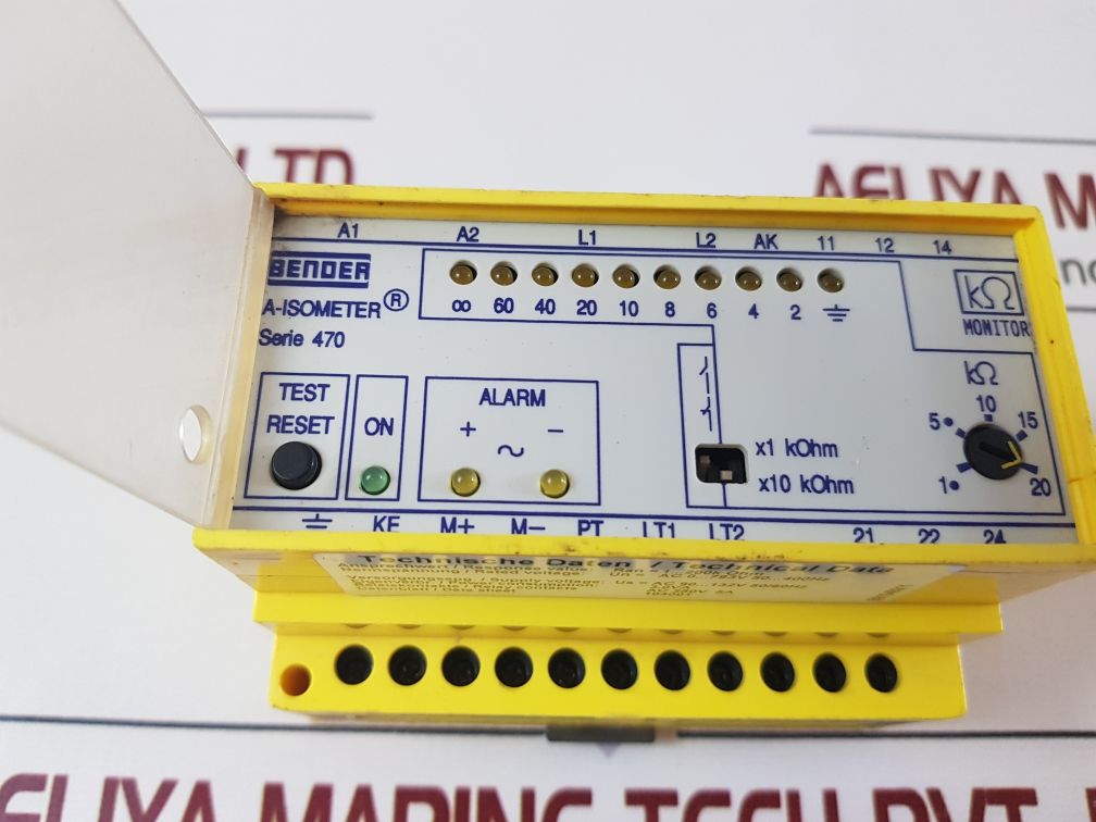 Bender IR470LY-4013 Insulation Monitor | Series 470 – Aeliya Marine Tech