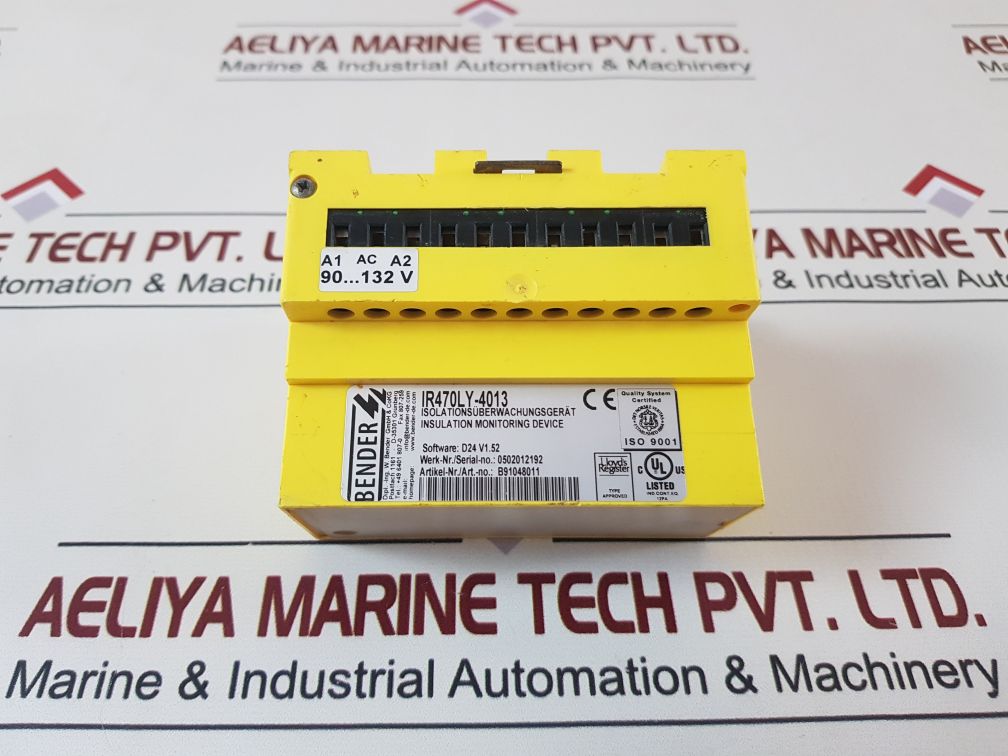Bender IR470LY-4013 Insulation Monitor | Series 470 – Aeliya Marine Tech