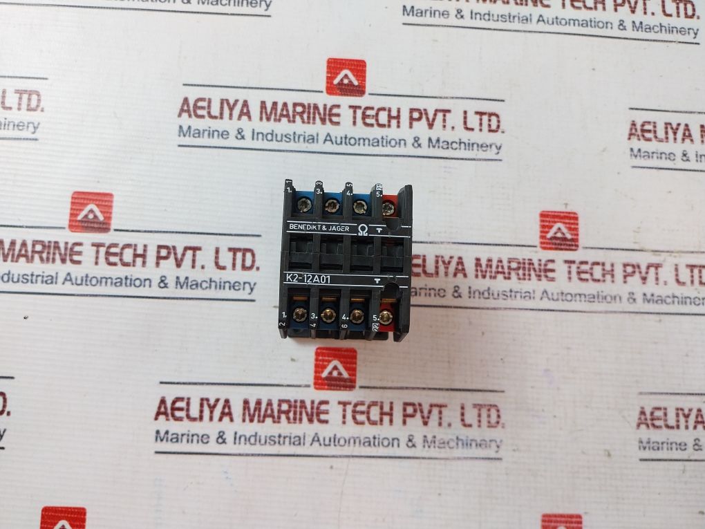Benedikt & Jager K2-12A01 Contactor 690V Ac 25A 2-pole – Aeliya Marine Tech