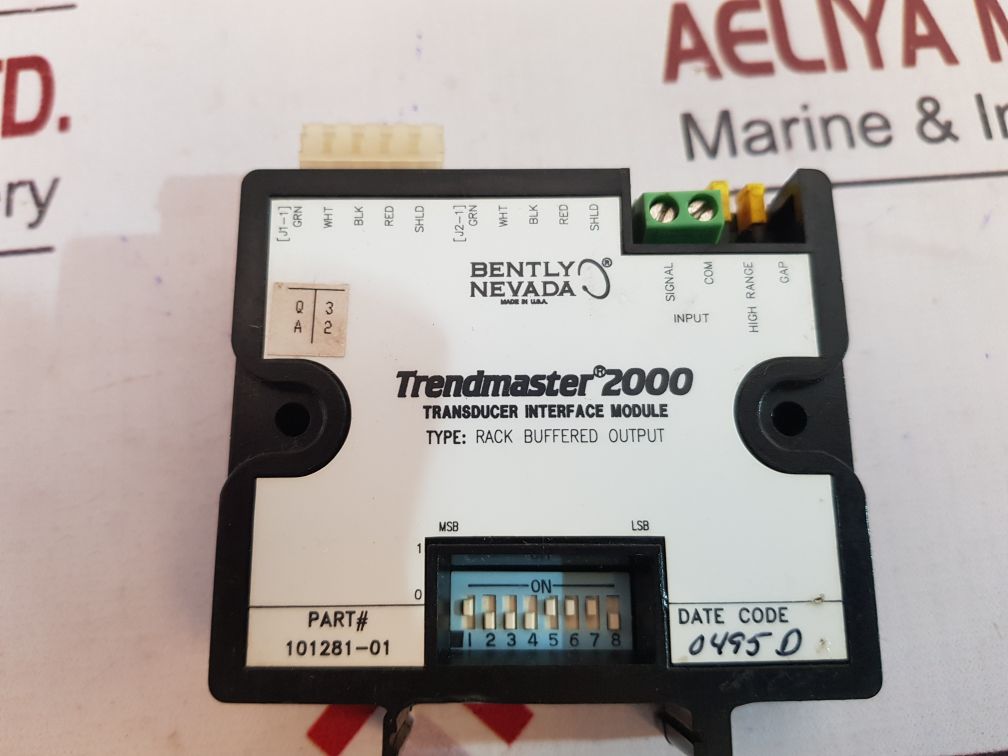 Bently Nevada 101281-01 Transducer Interface Module – Aeliya Marine Tech®