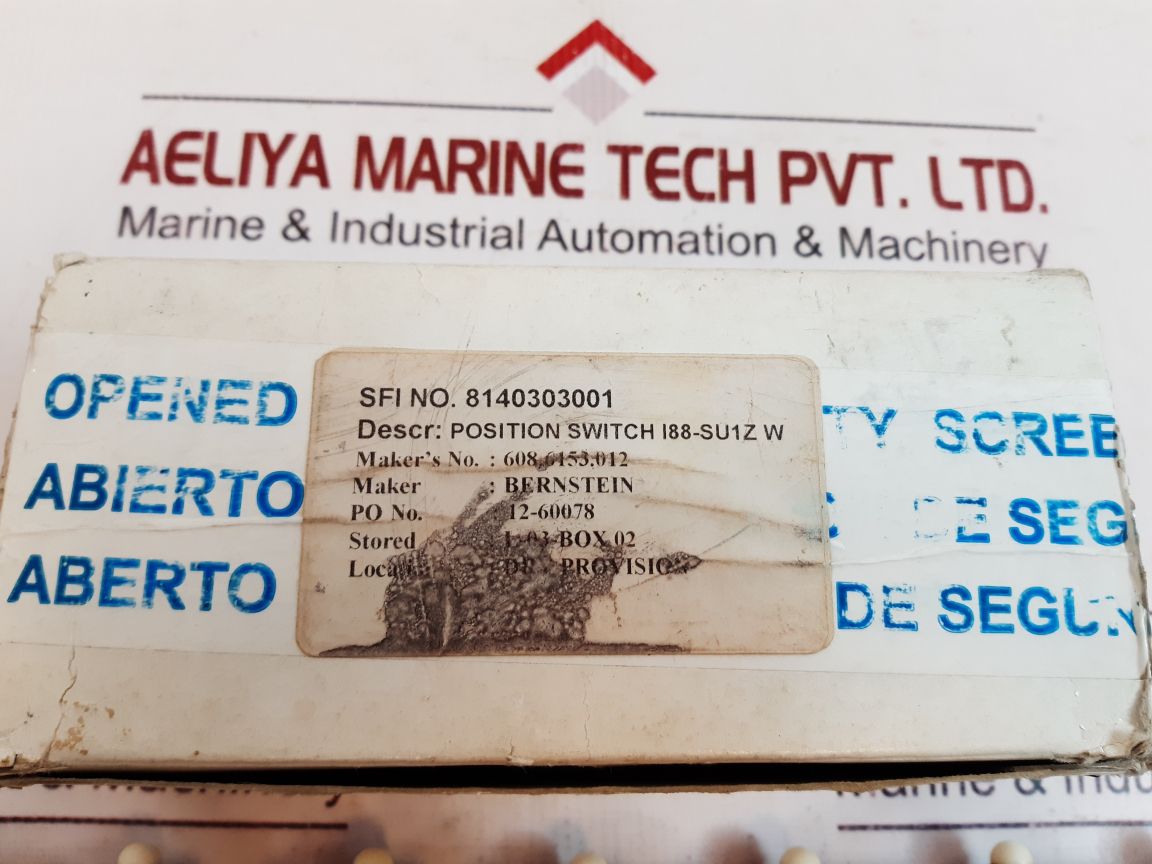 Bernstein 608.6153.012 Limit Switch – Aeliya Marine Tech