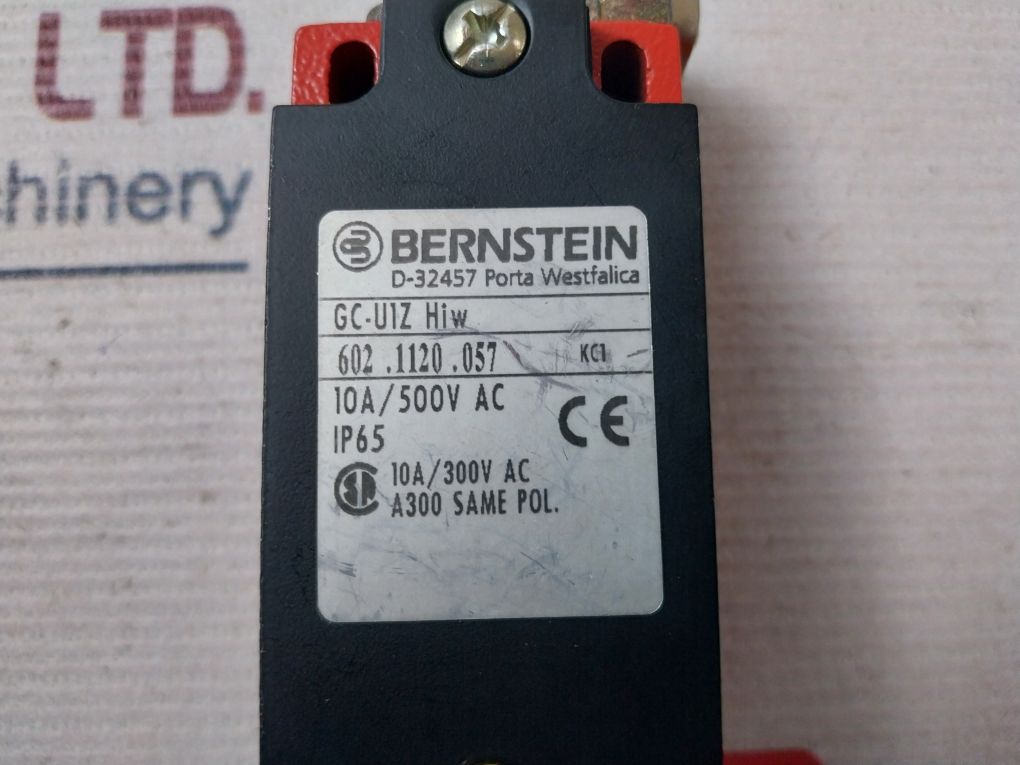Bernstein Gc-u1Z Hiw Limit Switch – Aeliya Marine Tech