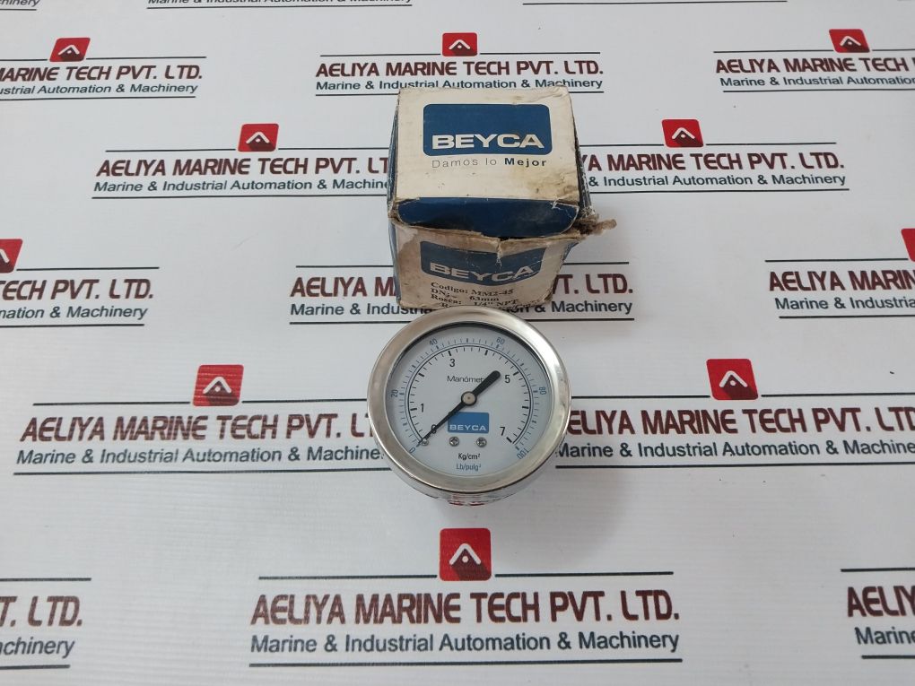 Beyca Mm2-45 Air Pressure Gauge 63 Mm,0-7 Kg/Cm2 – Aeliya Marine Tech