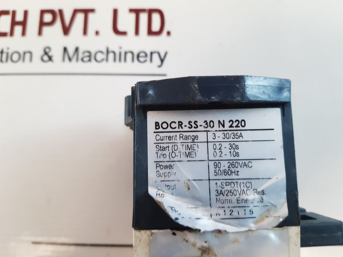 Bch Bocr-ss-30 N 220 Relay – Aeliya Marine Tech
