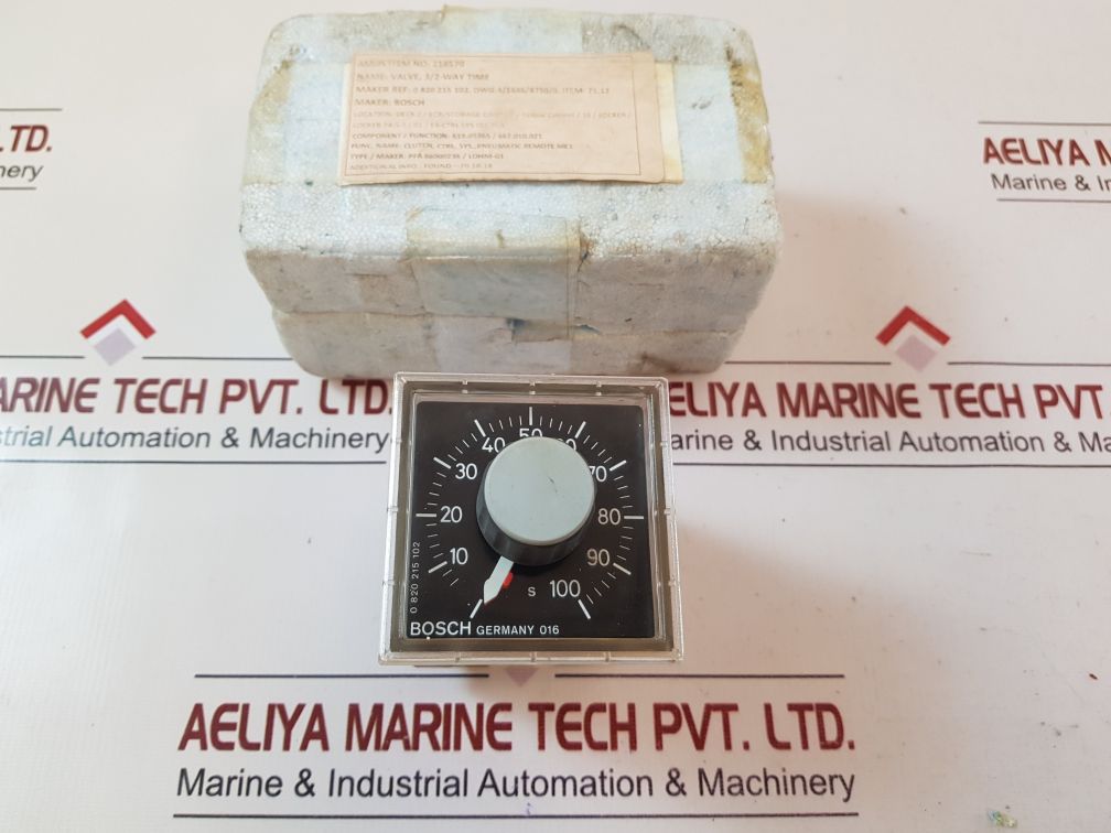 Bosch 0 820 215 102 Pneumatic Timer – Aeliya Marine Tech