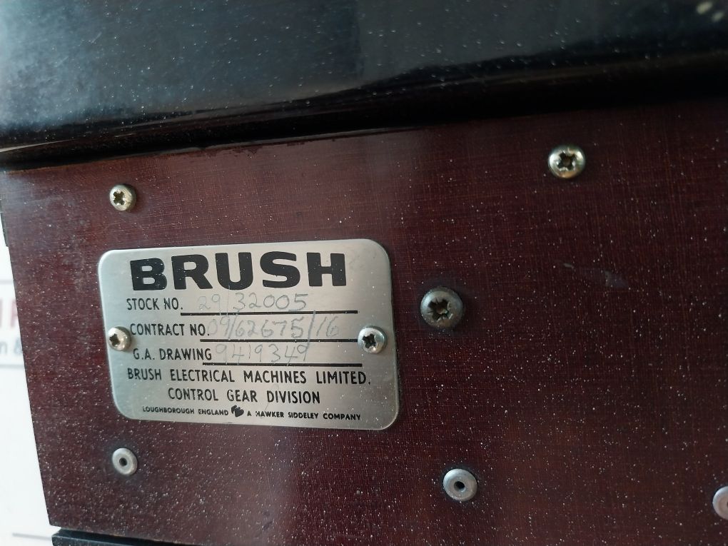 Brush Electrical 29/32005 Control Gear Division – Aeliya Marine Tech