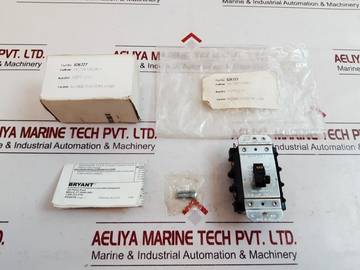 Bryant 30002D Manual Motor Controller Switch 120/240 V – Aeliya Marine Tech