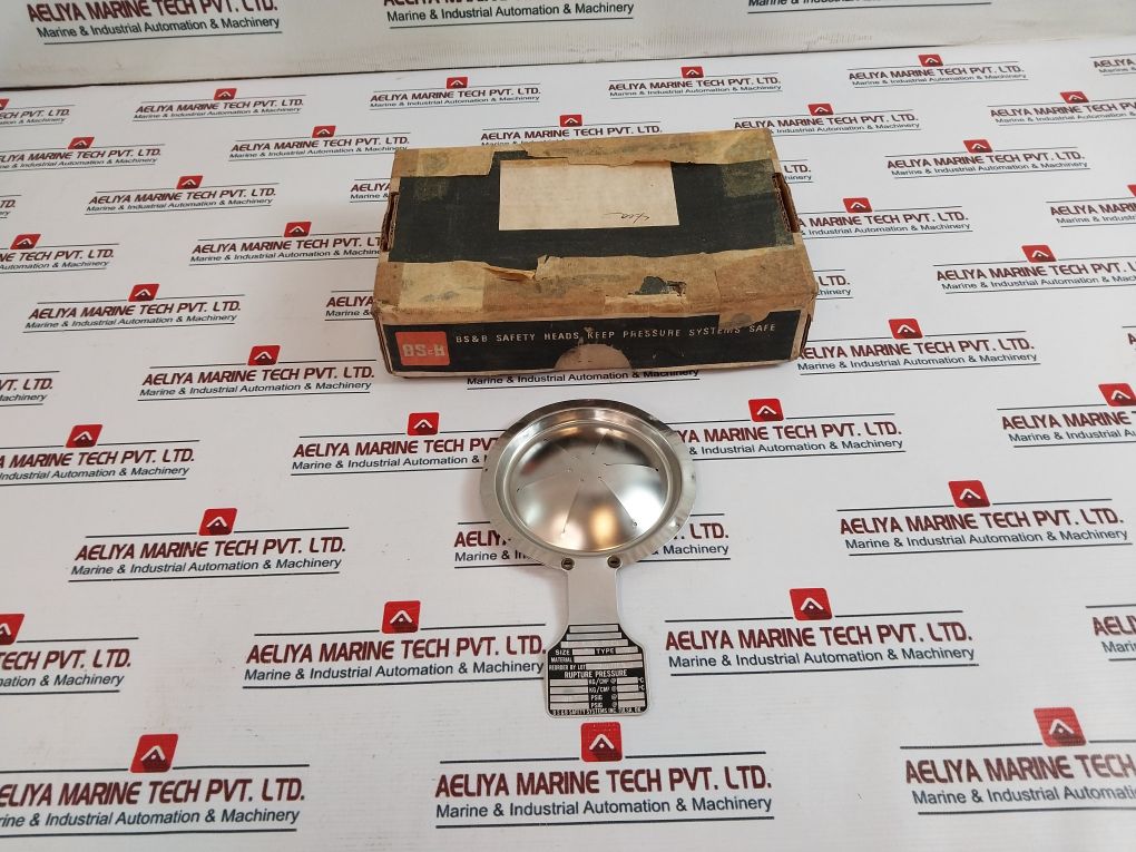 Bs & B Type Dv 295 3279 Safety Rupture Disc Disk Size – Aeliya Marine Tech