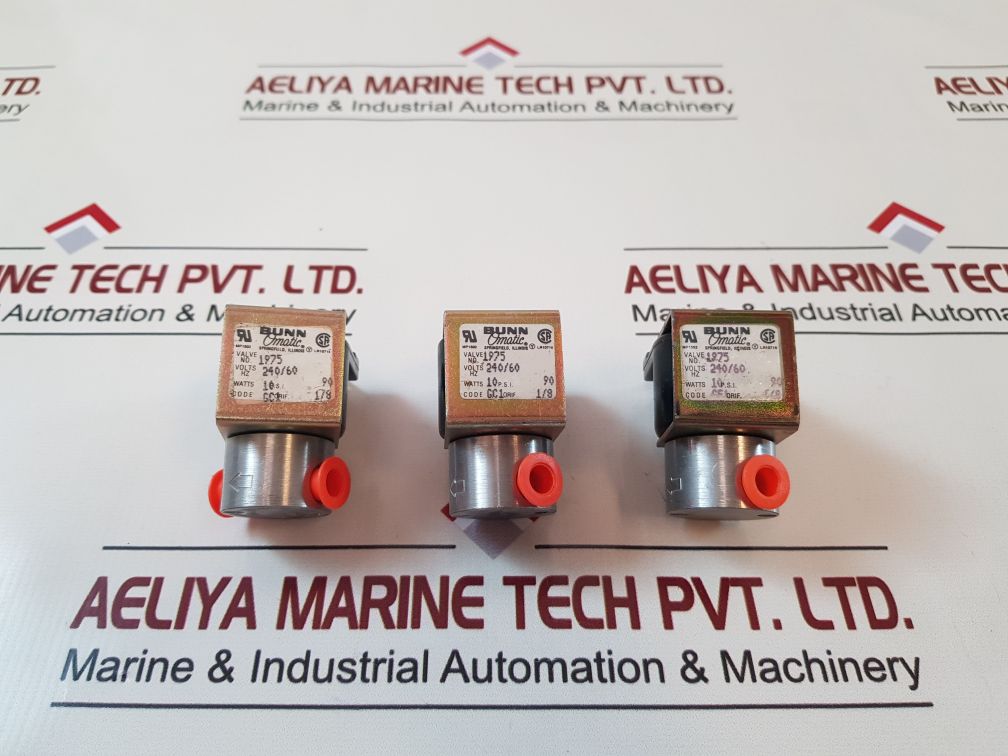 Bunn O matic 1975 Solenoid Valve 240V 60Hz – Aeliya Marine Tech®