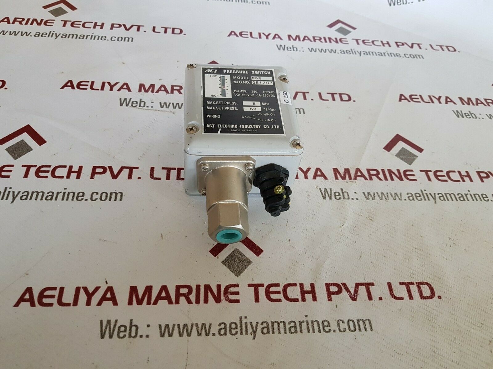 Act electric sp-r pressure switch – Aeliya Marine Tech