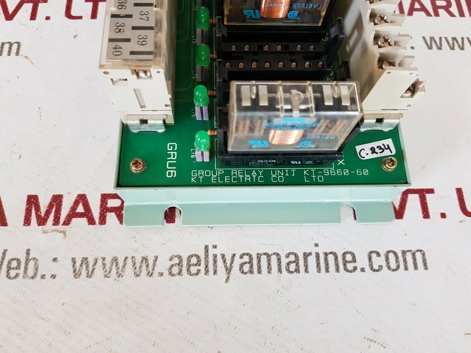 Kt electric kt-9660-60 group relay unit – Aeliya Marine Tech