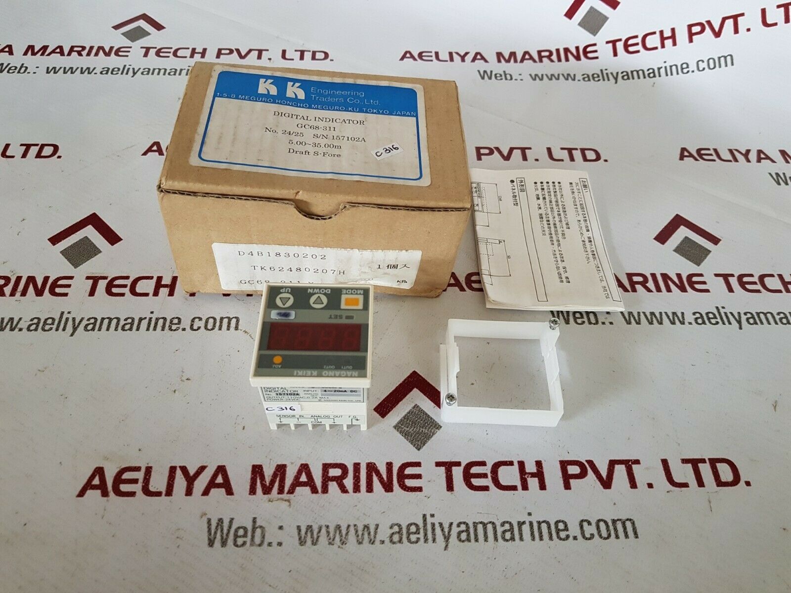 Nagano keiki gc68 digital indicator – Aeliya Marine Tech®