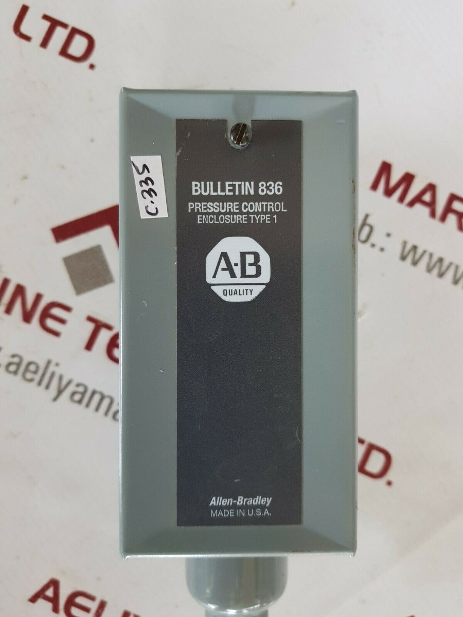 Allen bradley 836-c6a pressure control ser A – Aeliya Marine Tech
