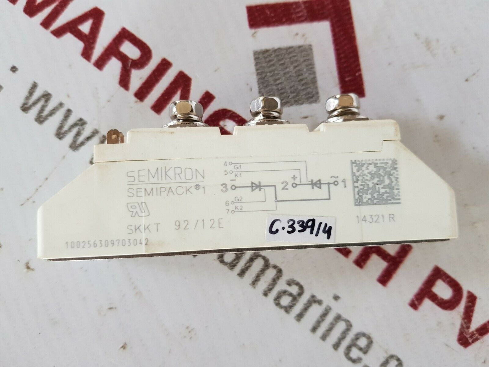 Semikron skkt 92/12e semikron module – Aeliya Marine Tech®