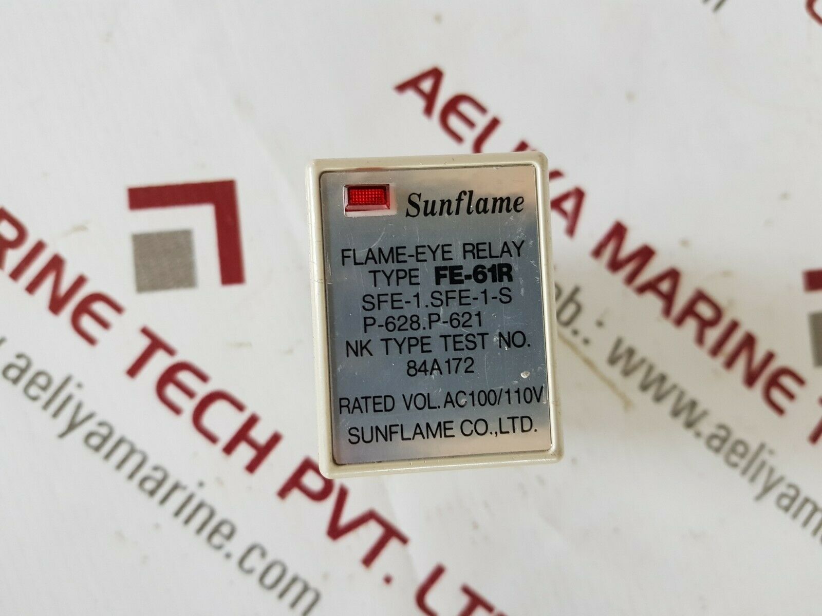 Sunflame fe-61r flame-eye relay p-628.p-621 – Aeliya Marine Tech