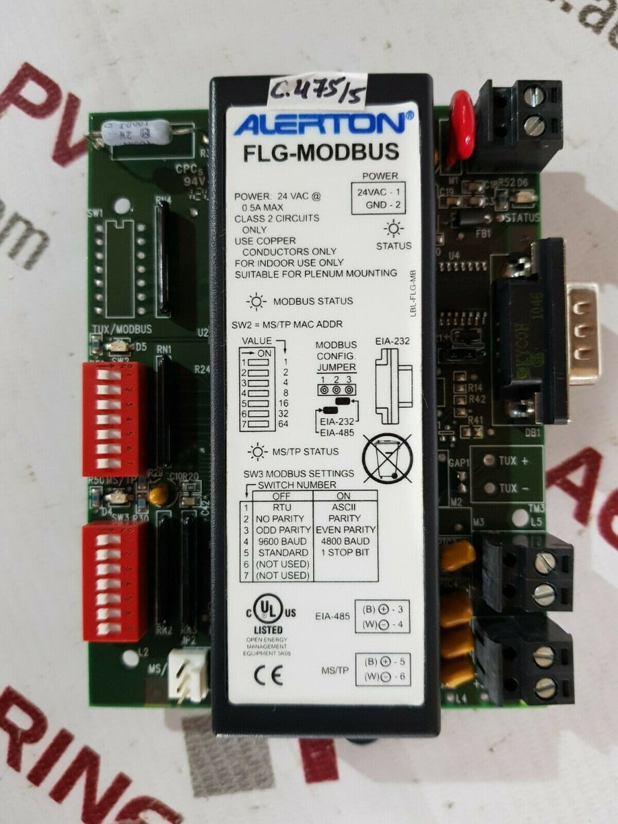 Alerton bactalk flg-modbus v1.00 logic controller – Aeliya Marine Tech