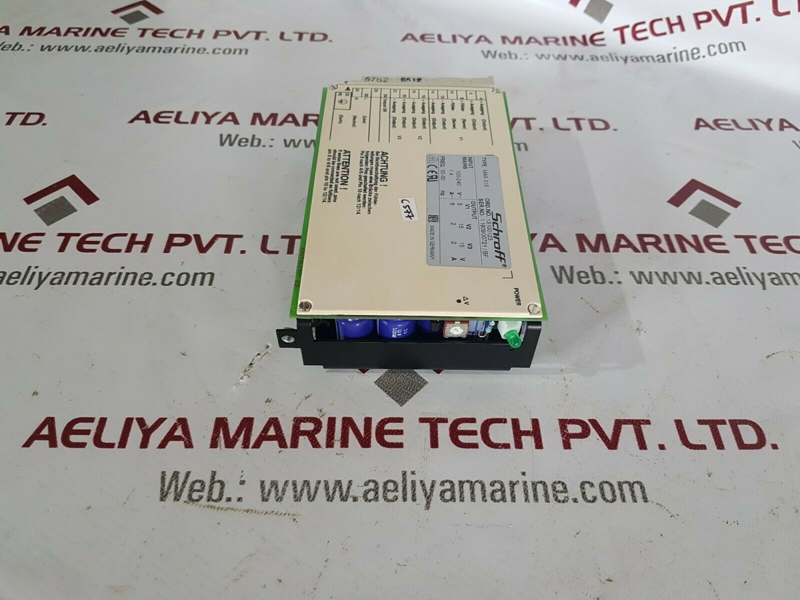 Schroff max 315 power supply 50-60hz – Aeliya Marine Tech