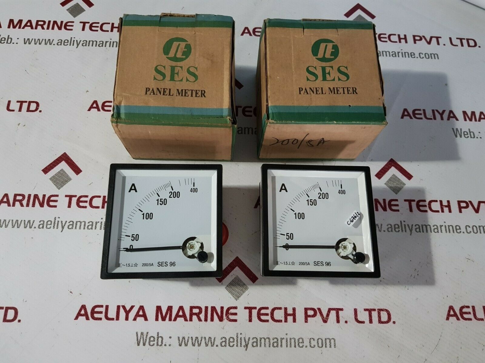 Ses 96 ampere panel meter 0-400a – Aeliya Marine Tech
