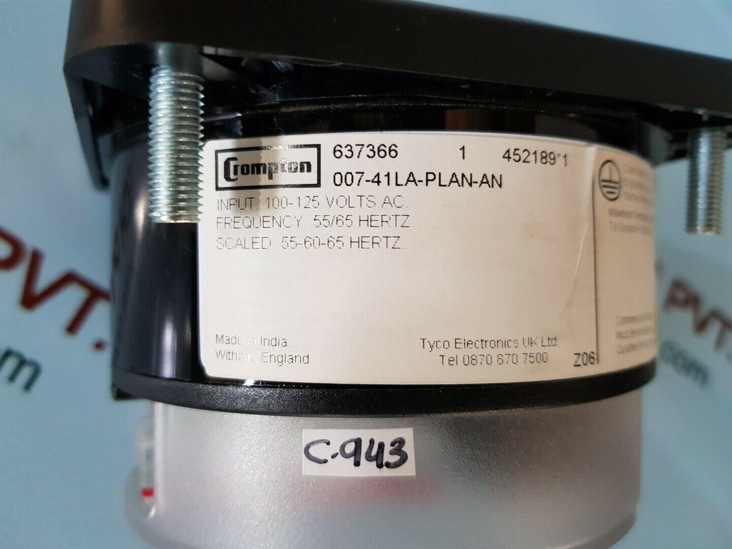 Crompton 007-41la-plan-an hertz meter – Aeliya Marine Tech®