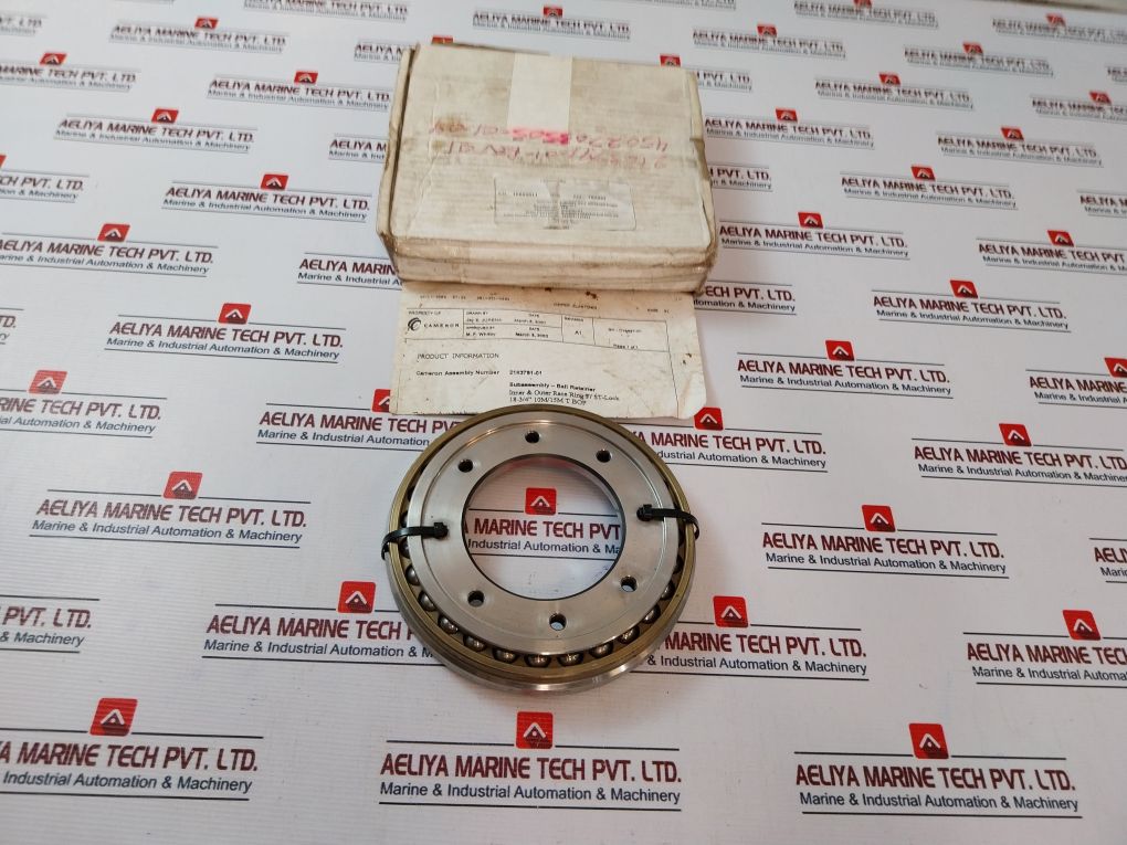 Cameron 2163791-01 Subassembly-ball Bearing Retainer Inner & Outer Race ...