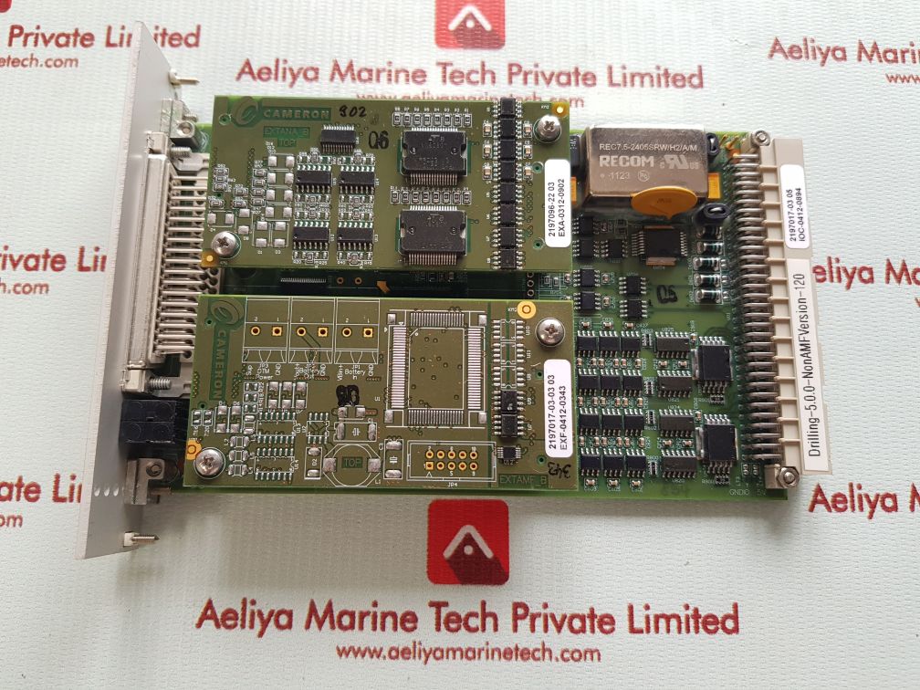 Cameron 2197017-03-03 03 2197096-22-03 Connection Board – Aeliya Marine ...