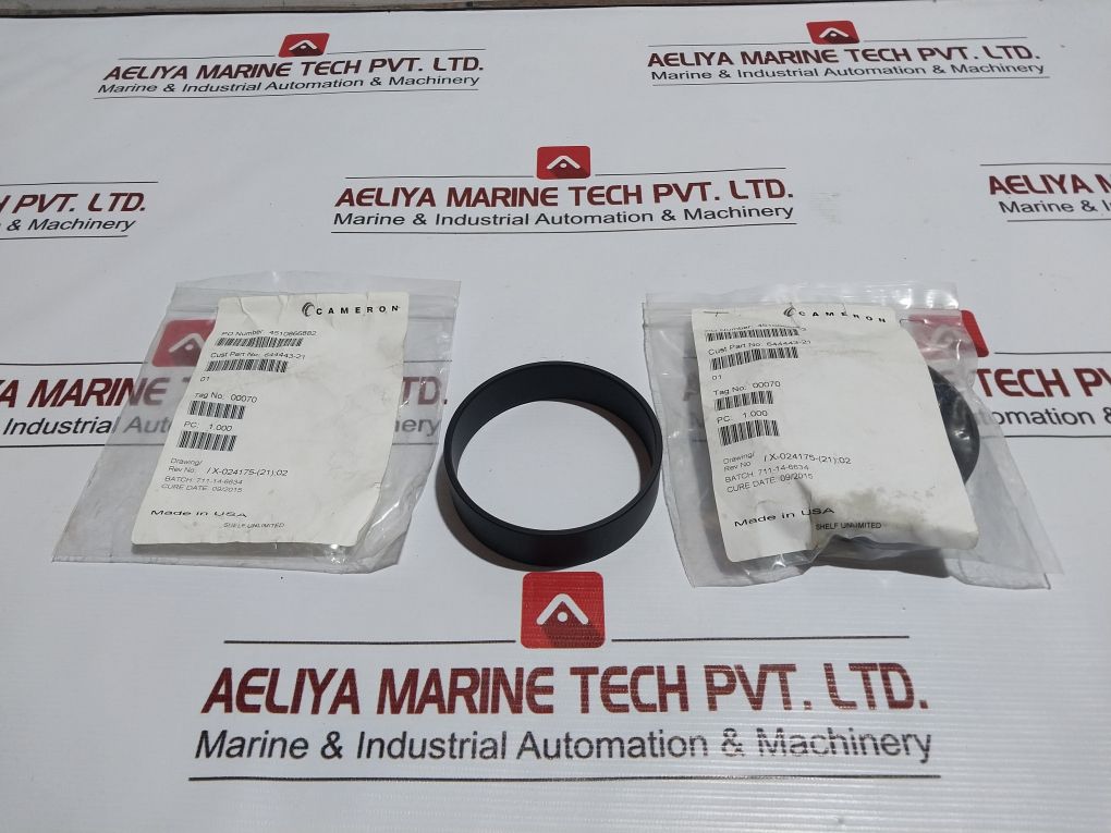 Cameron 2275354-01 Retaining Rubber Buffer Ring Bonnet W/Evo Locks Seal ...