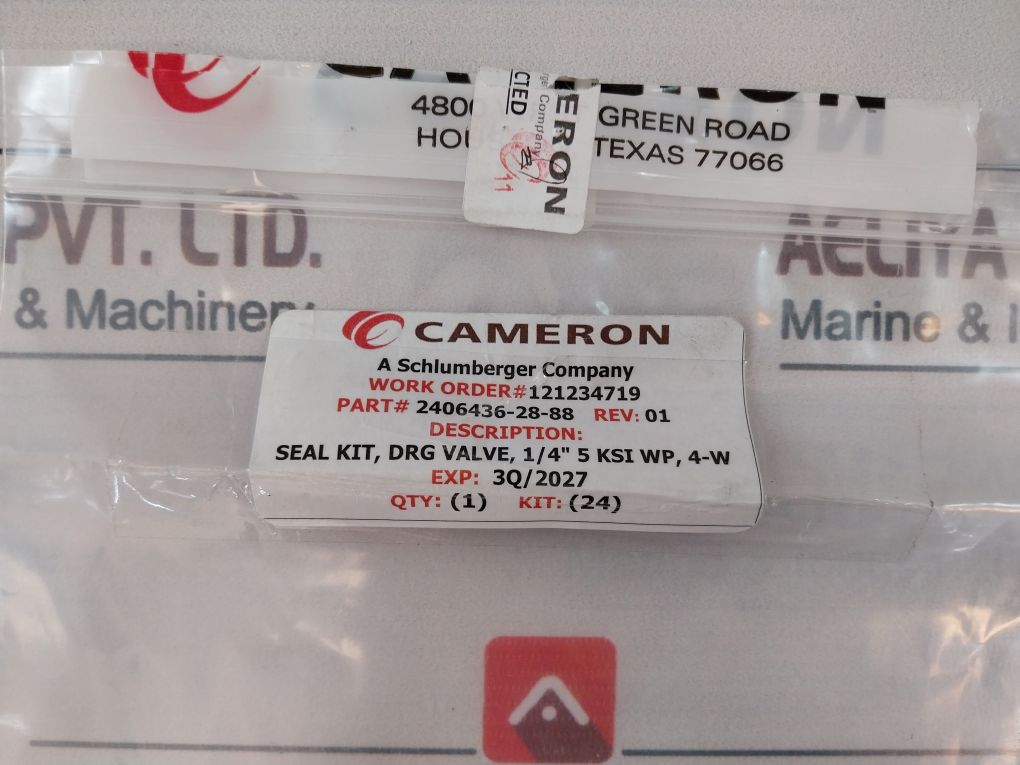 Cameron 2406436-28-99 Repair Kit – Aeliya Marine Tech
