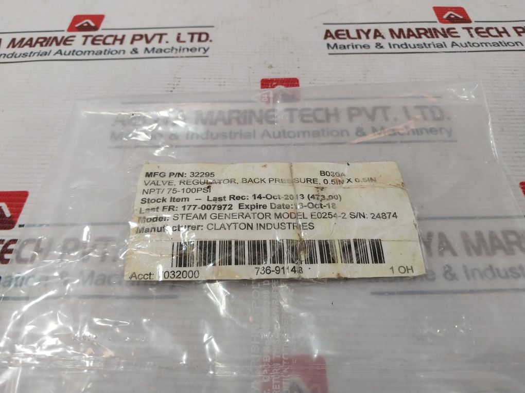 Cash Valve Frm2 Regulator Back Pressure Valve 0.5In X 0.5In – Aeliya ...